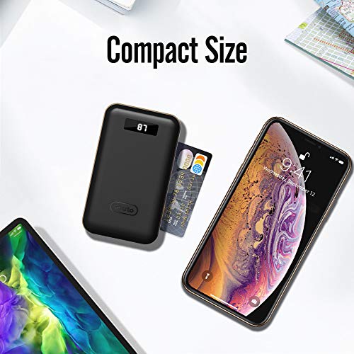 imuto 20000mAh Portable Charger Compact Power Bank External Battery Pack LED Digital Display Smart Charge Compatible with iPhone 12 Max Pro 11 XR 10 7 Plus, Samsung S10 Plus, Note 10, Tablets & More