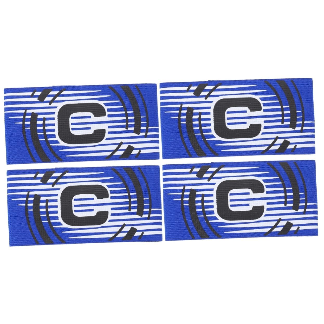 VANZACK 4 Pcs Armband Goalkeeper Kit Youth Captain Band Captain Hand Band Captain Arm Bands Captain for Soccer Running Equipment Soccer Training Fitness Polyester Adjustable