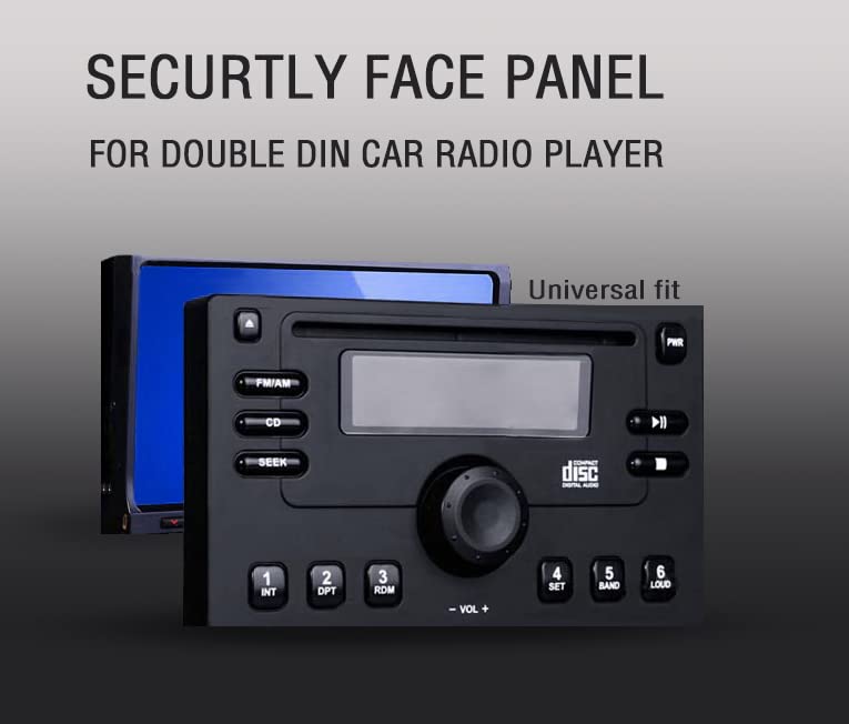7 INCH Security Face Panel for Double Din CAR DVD Player Anti-Theft Panel