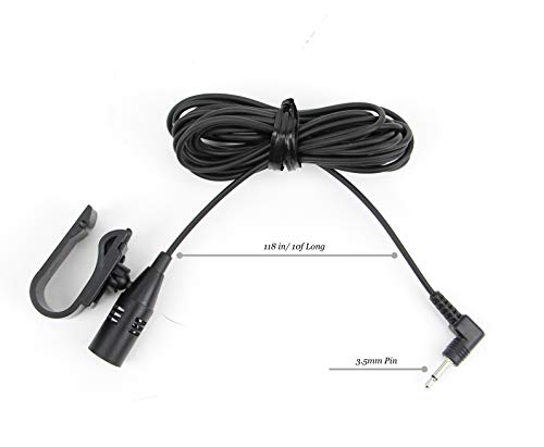 Xtenzi External Microphone Mic Assembly Compatible with Alpine Car DVD Navigation