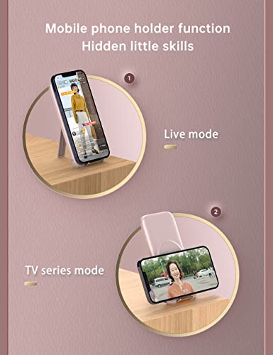 Wireless Portable Charger Fast Charging, Power Bank with Built in Cable, 10000mAh Ultra Slim Mobile Power Bank, Six Output & Dual Input External Battery Pack Compatible with iPhone, Android etc