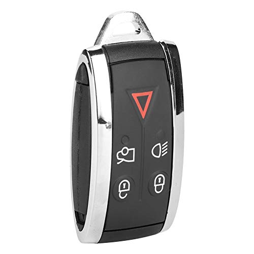 Senyar Car Key Fob, Car Remote Key Fob Shell Case Replacement Fits for Jaguar XF 2009-2012 for Jaguar S-Type 2007-2008 5 Button
