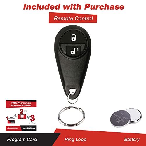 KeylessOption Keyless Entry Remote Control Car Key Fob Replacement for NHVWB1U711
