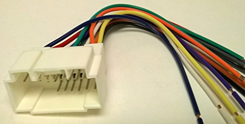 Wire Harness for Installing a New Radio into a Suzuki, SX4, 2007, 2008, 2009, 2010, 2011, 2012, 2013
