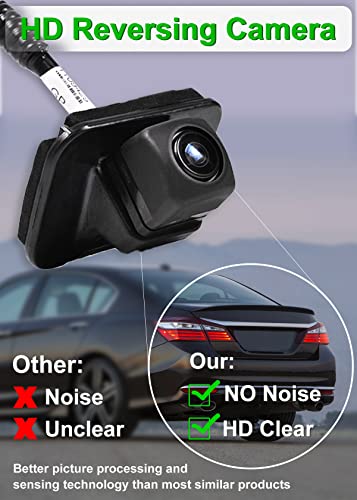 Backup Camera Rear View Camera, Park Assist Camera Compatible with Honda Accord 2.4L 3.5L 2014-2017, Reverse Cameras Replaces Number 39530-T2A-A21 39530-T2A-A31 39530-T2A-U110-M2 39530-T2A-U21