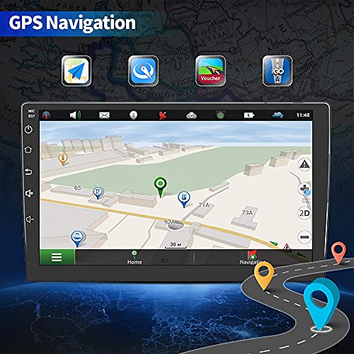 Car Radio Stereo for Honda Accord 2003 2004 2005 2006 2007,Built-in Carplay/Android Auto 10 inch Head Unit 2G RAM 32G ROM with WiFi GPS Navigation DSP Bluetooth