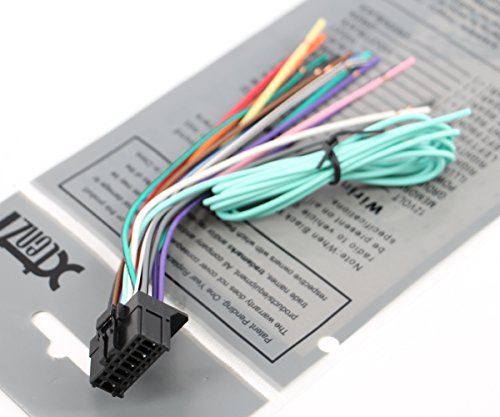 Xtenzi 16 Pin Car Radio Wire Harness Compatible with Pioneer CD DVD Navigation in-Dash - XT91007