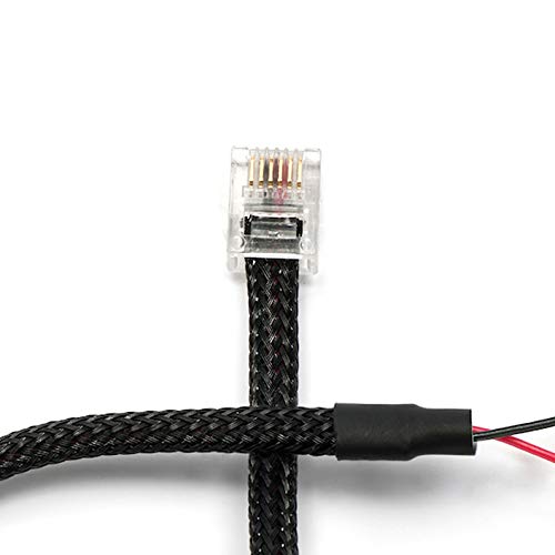 Radar Mount RJ11 Mirror Wire Radar Detector Hardwire Power Cord for Beltronics Detectors (3005201B)