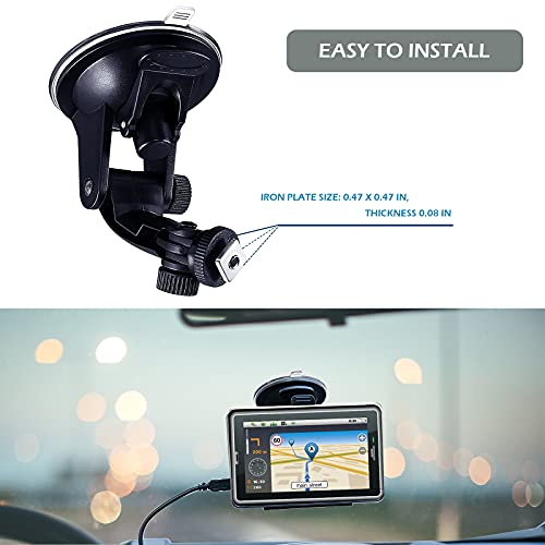 Collyon Windshield Mount,Car Windshield Suction Cup Camera Mount for 7 inch Display Monitor of Backup Camera