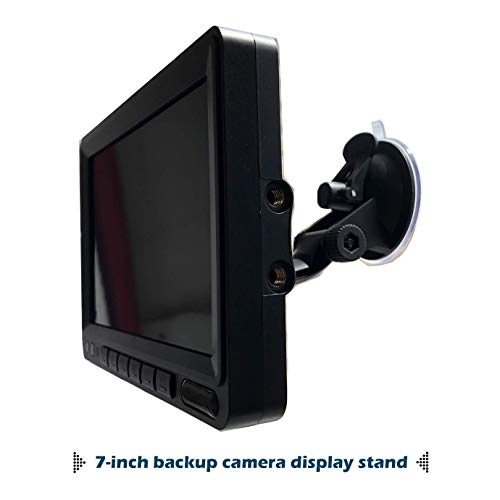Collyon Windshield Mount,Car Windshield Suction Cup Camera Mount for 7 inch Display Monitor of Backup Camera