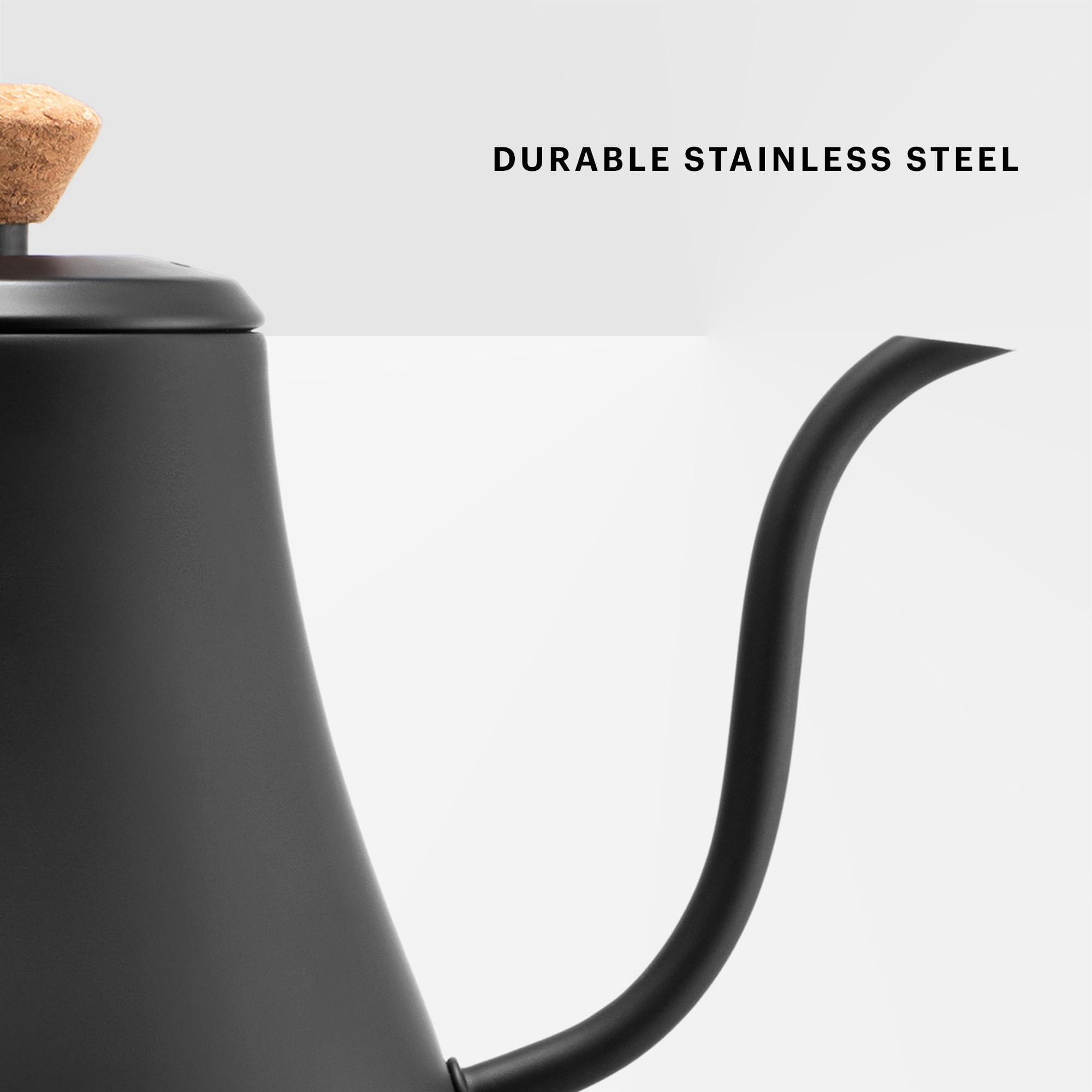 Bodum 11883-259US Melior Gooseneck Electric Water Kettle, 27 Ounce, Matte Black