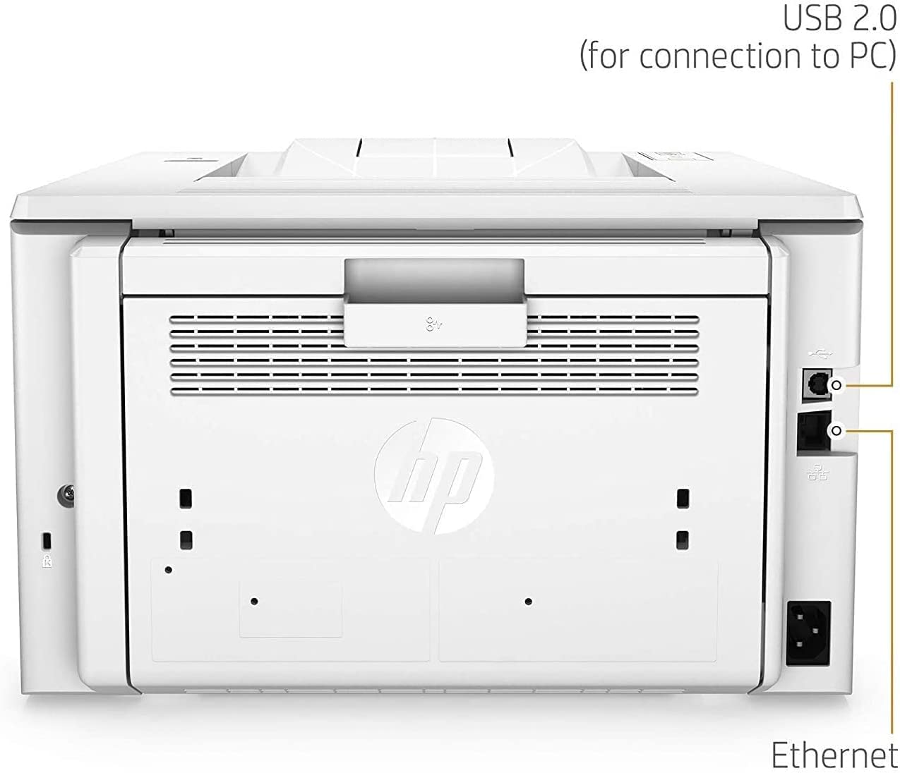 HP Laserjet Pro M203dw Wireless Laser Printer, Duplex Printing, 30ppm, 1200x1200 dpi, LED Button, Mobile Printing, Compatible with Alexa (G3Q47A), Wi-Fi & Ethernet, W/Silmarils USB 2.0 Printer Cable