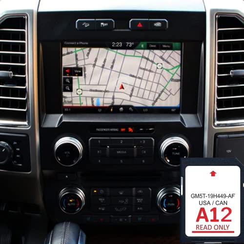 ZAORD Ford Navigation SD Card Car GPS Card Update Latest Maps US and Canada A12 Ford SYNC Navigation SD Card GM5T-19H449-AF for Ford & Lincoln