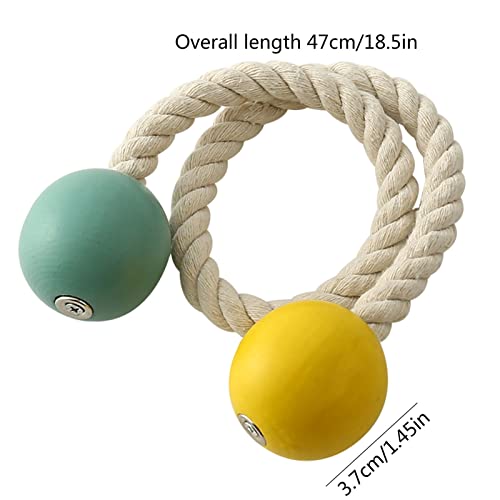 BAMFY 2 Pcs Magnetic Curtain Tiebacks Handmade Rope Holdback Curtain Tie Backs for Living Room, Kitchen, Dining Room, Outdoor, Bedroom, Bathroom (Color : B)