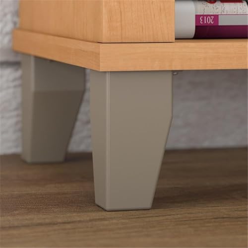 Bush Furniture WC81465 Bookcase, Bookshelf, Large Book Living Room, Home Office, or Entryway, Tall 5 Shelf, Maple Cross