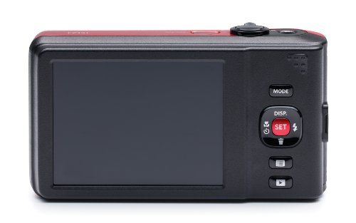 Kodak PixPro Friendly Zoom FZ151 Digital Camera, 16MP, 15x Optical/6x Digital Zoom, 3" LCD Display, HD 720p Video, AV-Out/USB 2.0, Red