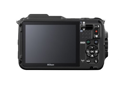 Nikon COOLPIX AW120 16.1 MP Wi-Fi and Waterproof Digital Camera with GPS and Full HD 1080p Video (Black) (Discontinued by Manufacturer)