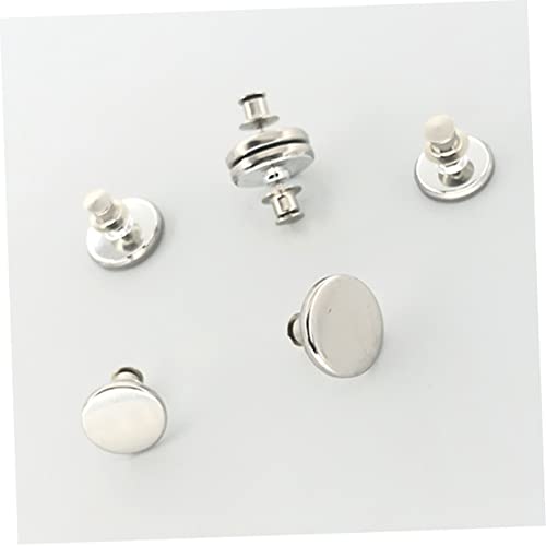 Garneck 15 Pairs Curtain Magnetic Snap Button Curtain Strap Buckle Curtain Magnets Buckle Curtain Magnetic Holdback Magnetic Ties Magnetic Curtains Tiebacks Chic Alloy Decorative Frame