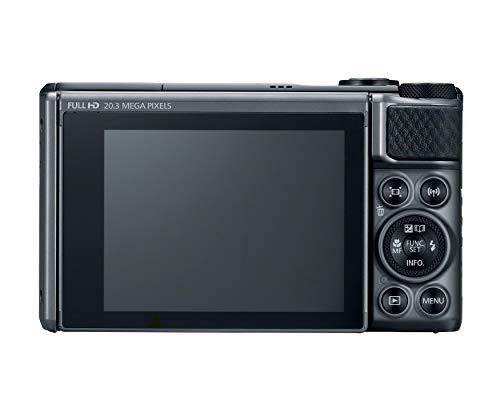 Canon PowerShot SX730 Digital Camera w/40x Optical Zoom & 3 Inch Tilt LCD - Wi-Fi, NFC, Bluetooth Enabled (Black) (Renewed)