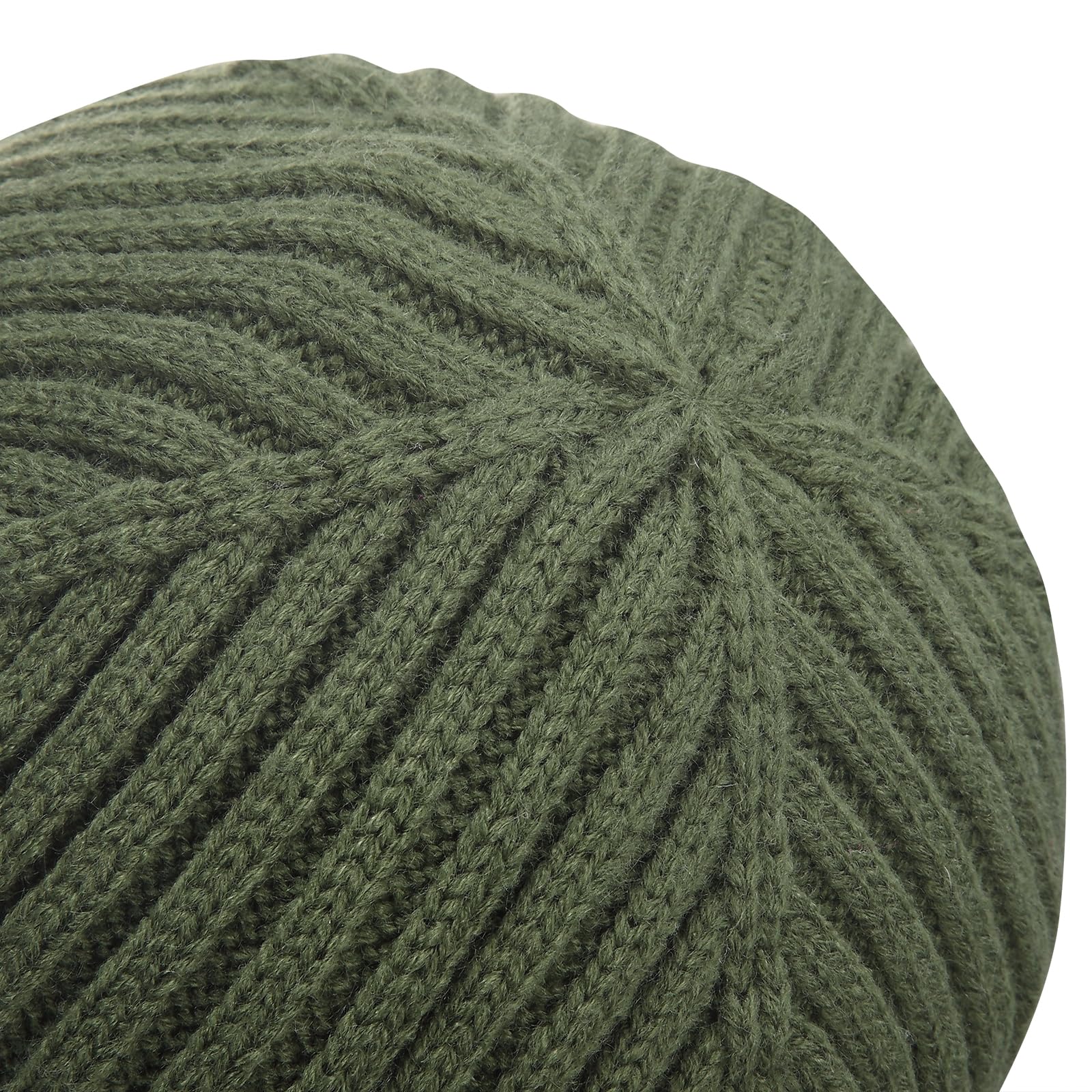 MaxNova Baby Beanie Knit Hats for Boys Girls 6-12 Months,12-36 Months Amy Green