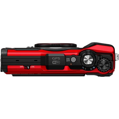 Olympus Tough TG-6 Digital Camera - Essential Accessory Bundle Includes: SanDisk Ultra 32GB Memory Card, Memory Card Reader, Gadget Bag, Blower, Microfiber Cloth and Cleaning Kit