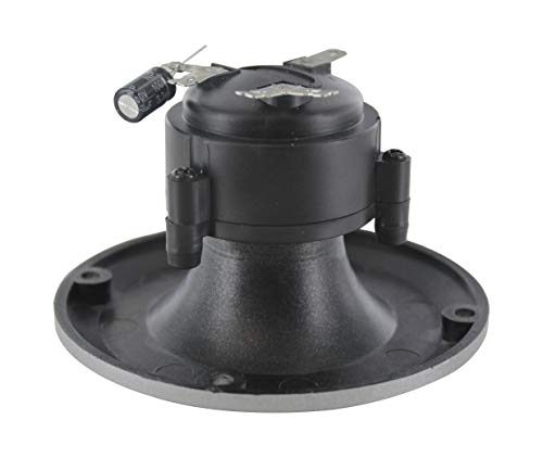 VOYZ 400 Watts Max Power Speaker Tweeter - 3.5” Piezo Super Horn Tweeters with Aluminum Diaphragm and High Temperature Voice Coil - 4-8 ohms for Speaker Box or Sound Project 1 Pair (2pcs) (PET-1918)