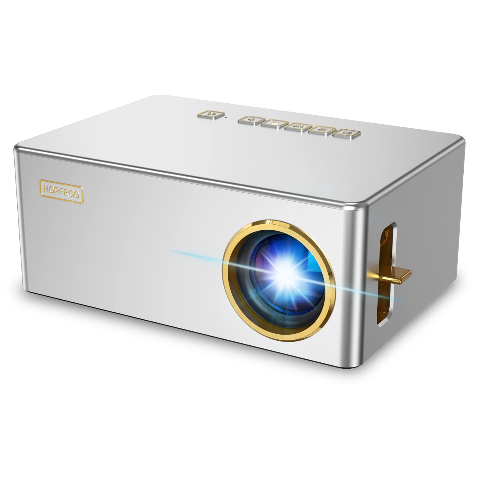 Projector with WiFi, Portable Movie Phone Projector Mini Size, Projecter, Proyector Portatil for Home Office Outdoor Video Projection