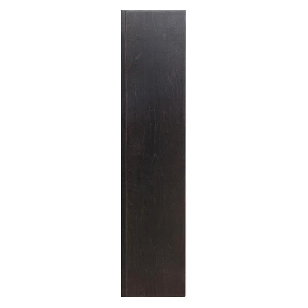 BOWERY HILL Traditional 48" Tall 4-Shelf Wood Bookcase in Espresso