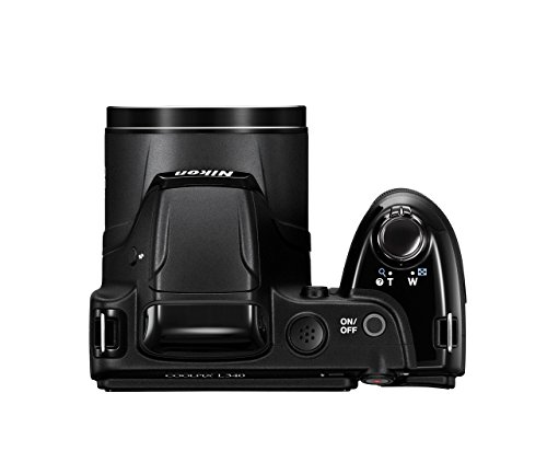 Nikon Coolpix L340 20.2 MP Digital Camera with 28x Optical Zoom and 3.0-Inch LCD (Black) (Renewed)