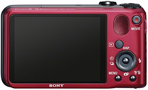 Sony Cyber-shot DSC-HX10V 18.2 MP Exmor R CMOS Digital Camera with 16x Optical Zoom and 3.0-inch LCD (Red) (2012 Model)