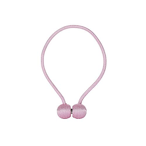 BalsaCircle 2 Pink Magnetic Tie Backs Metal Window Curtains Holdbacks - Wedding Reception Party Home Window Decorations Supplies