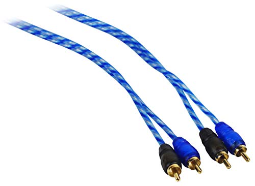Rockville RWK81 8 Gauge Complete Amp Installation Wire Kit with 100% Copper RCA,Black