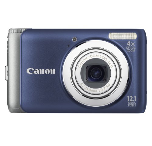 Canon PowerShot A3100IS 12.1 MP Digital Camera with 4x Optical Image Stabilized Zoom and 2.7-Inch LCD (Blue)