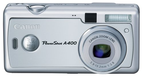 Canon PowerShot A400 3.2MP Digital Camera with 2.2x Optical Zoom (Silver)