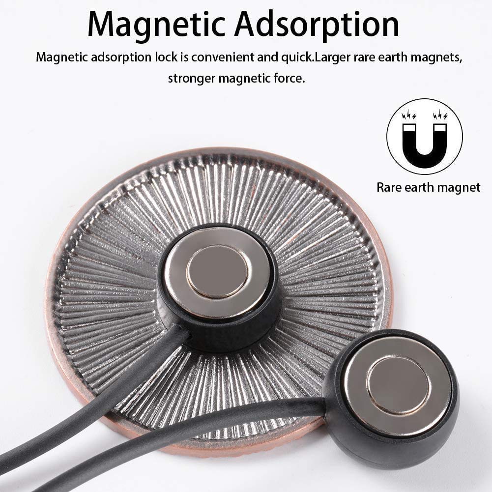 Magnetic Curtain Tiebacks Clips Decorative Rope Holdbacks, 2 Pack Sector Tie Backs Weave Holder for Window Draperies Hold Curtains Drape Ties Backs Holdback, Bedroom Home Décor (2, Rose Gold)