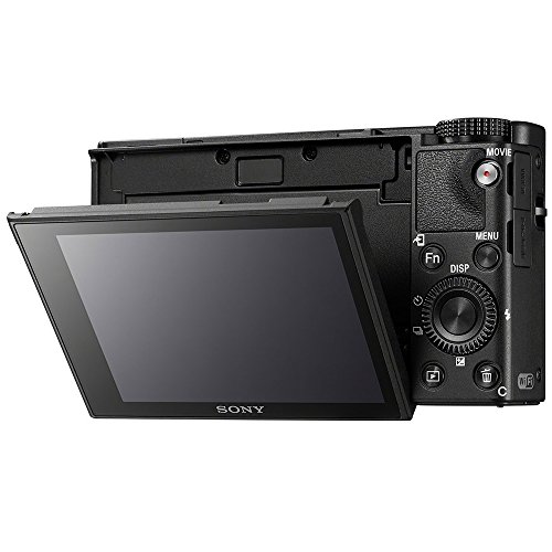 Sony DSC-RX100M6 RX100 VI Cyber-Shot Digital Camera 20.1 MP with 24-200mm Zoom Lens + Lexar 64GB SDHC/SDXC UHS-I Card + Dual Battery Kit + Accessory Bundle