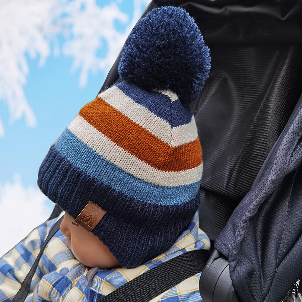 Moon Kitty Baby Hats Toddler Beanies for Boys 6-12Months