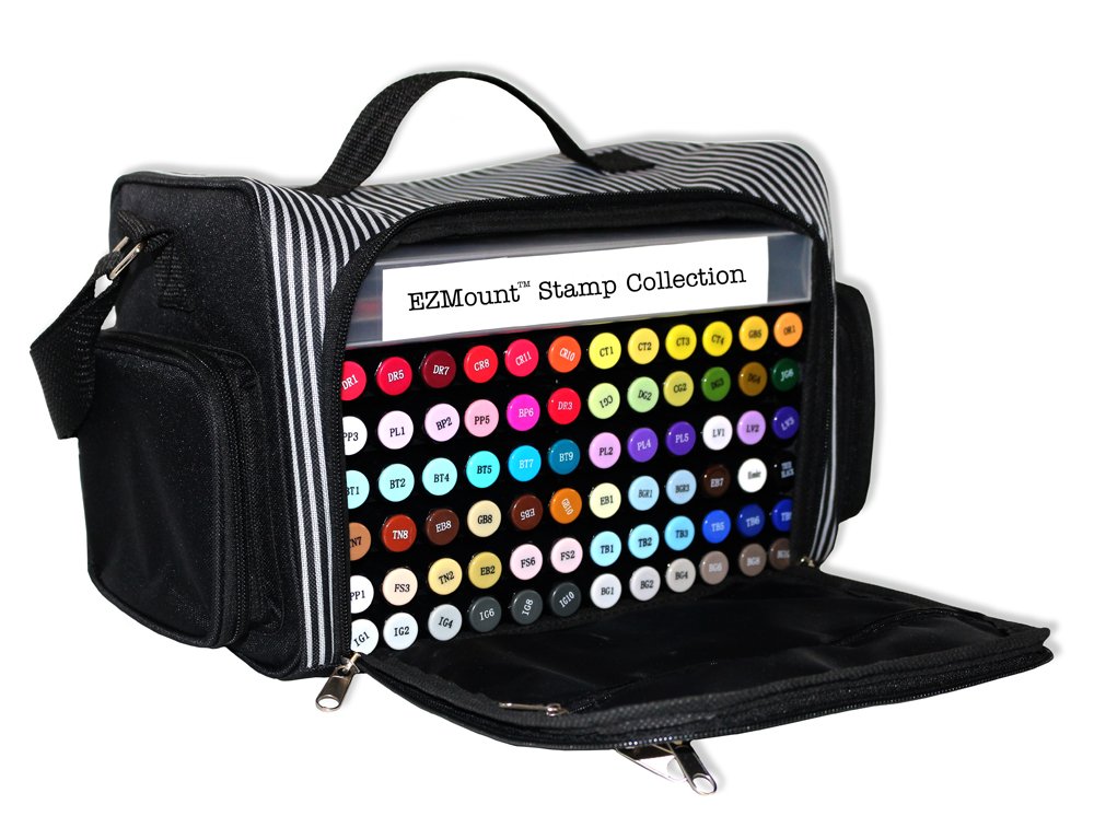 Crafter's Companion Small Storage Travel Bag, Black/White