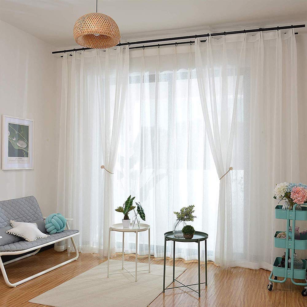 2 Magnetic Curtain Tiebacks- Drapery Holdbacks, Tie Backs Holdback for Blackout Sheer Window Treatment, Upgrade 2022
