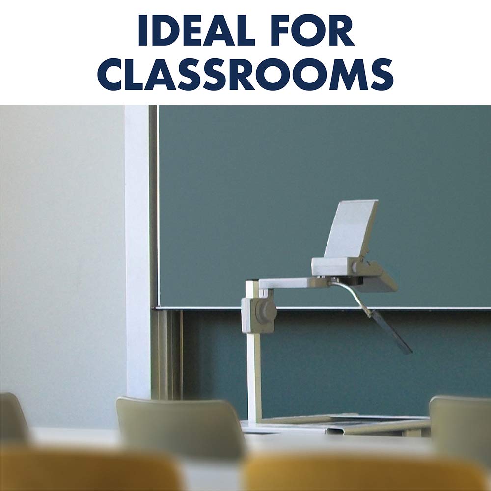 Apollo Overhead Projector, Horizon 2, 2000 Lumen Output, 10" x 10", Closed Head (V16002M), Gray