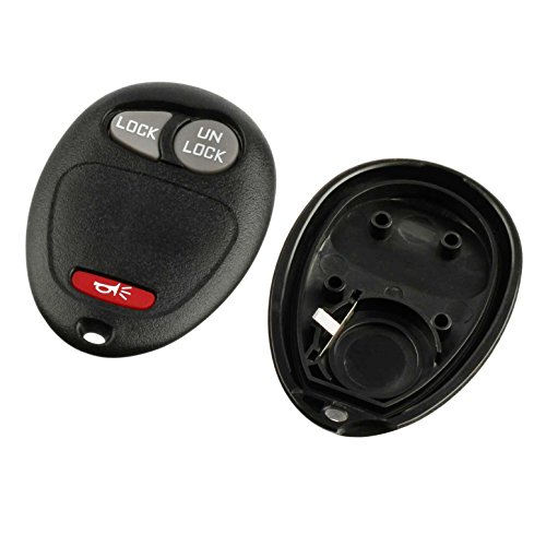 Key Fob Keyless Entry Remote Shell Case & Pad fits Chevy Colorado Venture/GMC Canyon/Hummer H3 / Pontiac Montana/Oldsmobile Silhouette/Isuzu