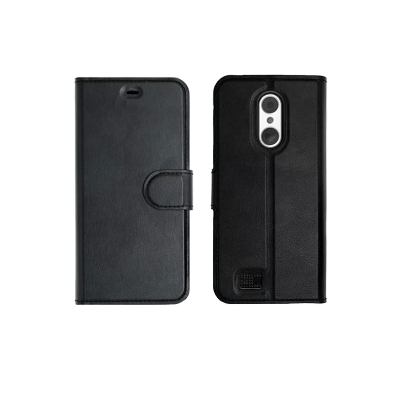 Fixgut Phone Case Compatible with PEAQ PSP 400, Protective Case, Premium Bookcase Leather Case with Card Slots and Stand Function for PEAQ PSP 400, Black