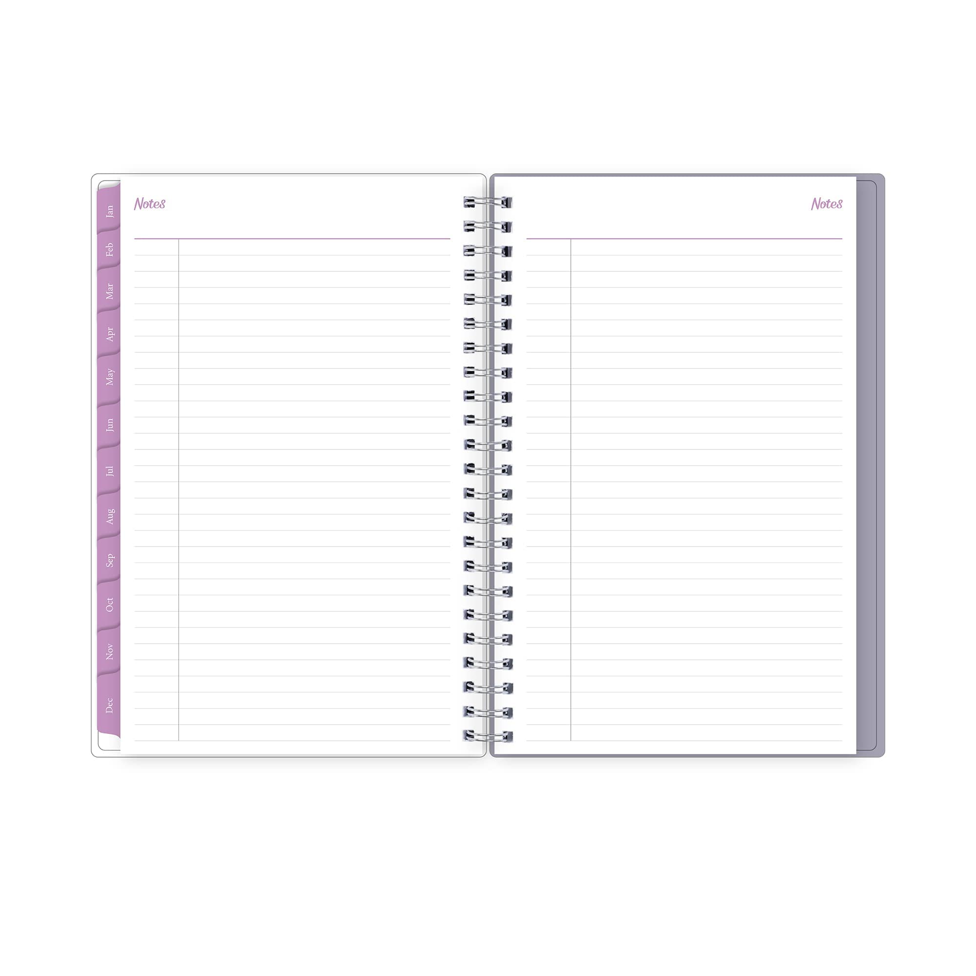 Blue Sky 2023 Weekly and Monthly Planner, January - December, 5" x 8", Clear Pocket Cover, Wirebound, Laila (142087)