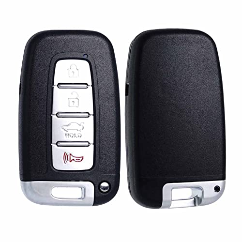 Key Fob Replacement Fits for Hyundai Sonata Genesis 2010 2011 2012 2013 2014 Azera Equus Kia Optima 2009-2013 Ria Sorento Forte Borrego Smart Keyless Entry Remote Control SY5HMFNA04