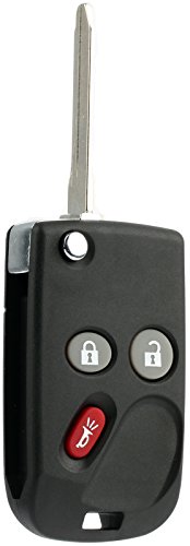 KeylessOption Keyless Entry Remote Control Car Flip Ignition Key Fob Replacement for LHJ011