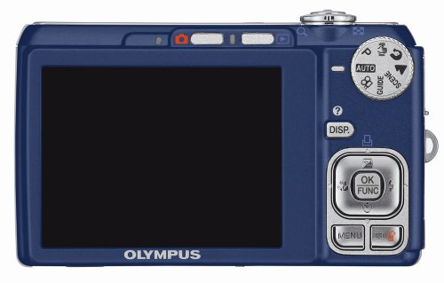 Olympus FE-340 8MP Digital Camera with 5x Optical Zoom (Blue)