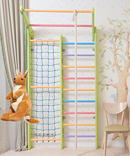 Curtain Tie Back 2 Pack Cute Animals Jungle Kangaroo Cartoon Buckle Curtain Tie Backs for Kids Room,Curtain Holdebacks for Drapery,Window Curtain Tiebacks Holder (Kangroo Yellow)