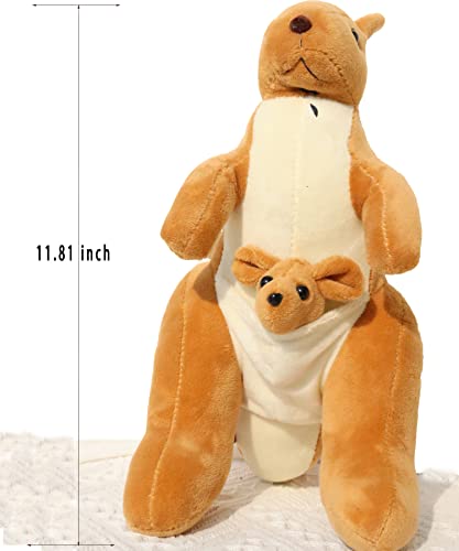 Curtain Tie Back 2 Pack Cute Animals Jungle Kangaroo Cartoon Buckle Curtain Tie Backs for Kids Room,Curtain Holdebacks for Drapery,Window Curtain Tiebacks Holder (Kangroo Yellow)