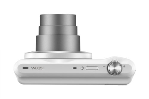 Samsung WB35F 16.2MP Smart WiFi & NFC Digital Camera with 12x Optical Zoom and 2.7" LCD (White)