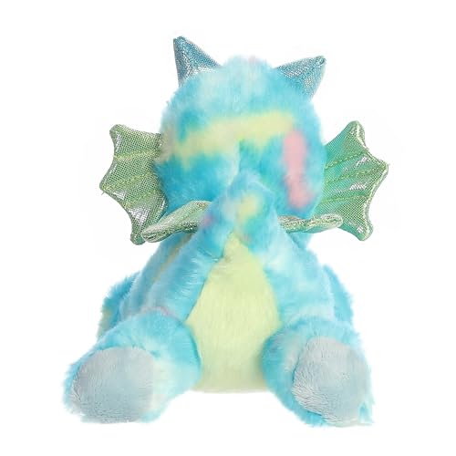 Aurora® Vibrant Bright Fancies™ Sprinkles Dragon™ Stuffed Animal - Eye-Catching Fun - Delightful Cuddles - Blue 7 Inches